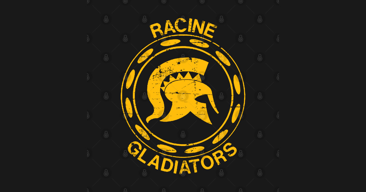 Racine Gladiators - Retro Sports - T-Shirt | TeePublic