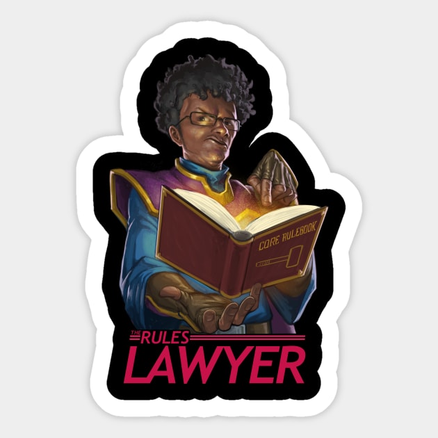 The Rules Lawyer - Dnd - Sticker | TeePublic