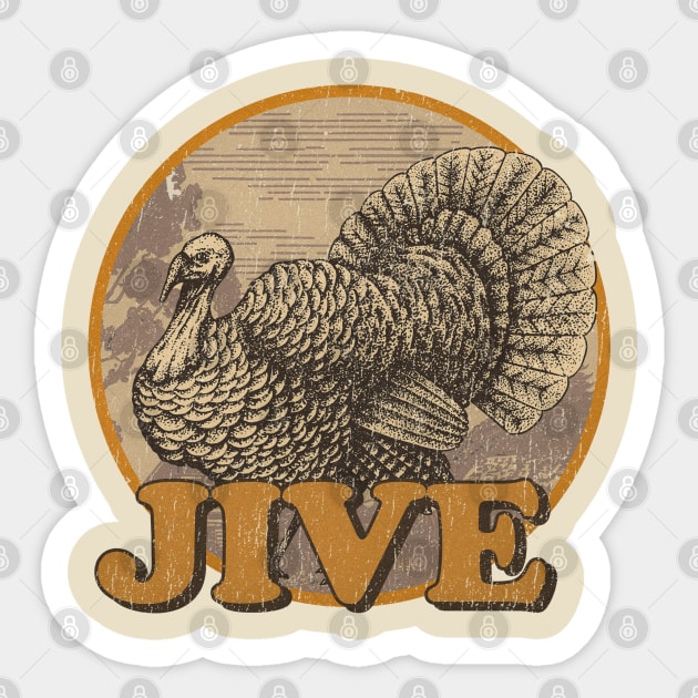 Jive-Turkey Old Logo - Jive Turkey - Sticker | TeePublic