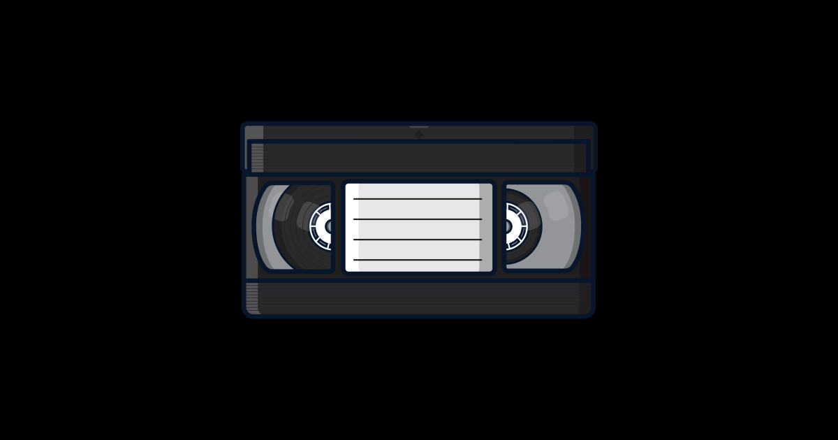 VHS tapes - Icon - Vhs Tape - Sticker | TeePublic