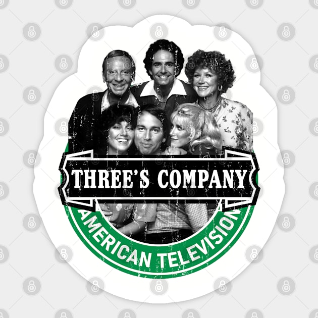 American Television Sitcom 1977 - Sitcom 1977 - Sticker | TeePublic