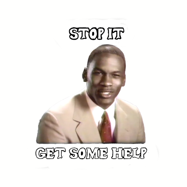 Get some help - Jordan Meme - Baseball T-Shirt | TeePublic