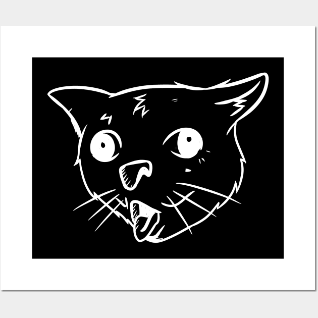 coughing cat meme - Coughing Cat Meme - Posters and Art Prints | TeePublic