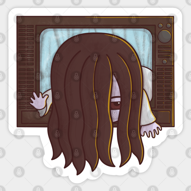 SADAKO CHIBI THE RING - Sadako - Sticker | TeePublic