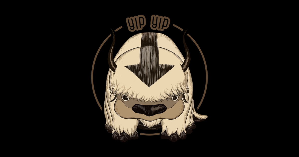 Apa yip-yip - Avatar The Last Airbender - Sticker | TeePublic