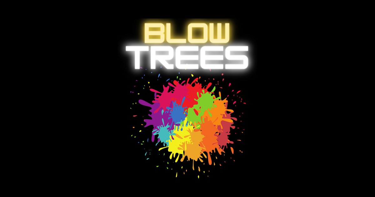 Blow Trees - Colorful - Sticker | TeePublic
