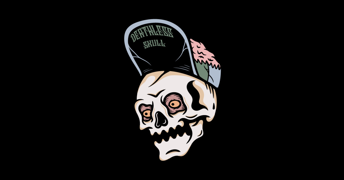 Chill Skull - Skull - Sticker | TeePublic