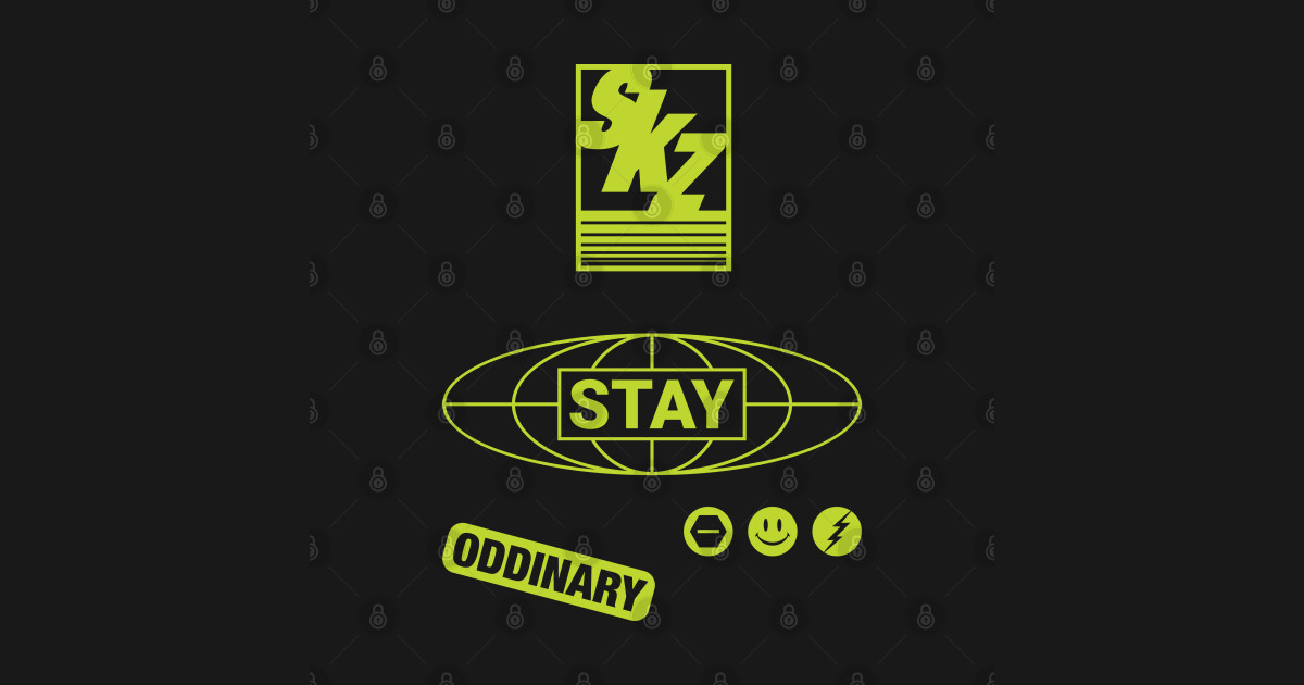 ODD Graphics Neon - Stray Kids - T-Shirt | TeePublic
