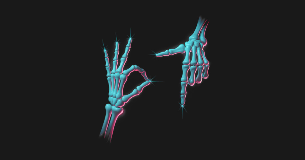 67 Skeleton Hand 6 7 Halloween Six Seven ns - Funny Halloween Skeleton ...