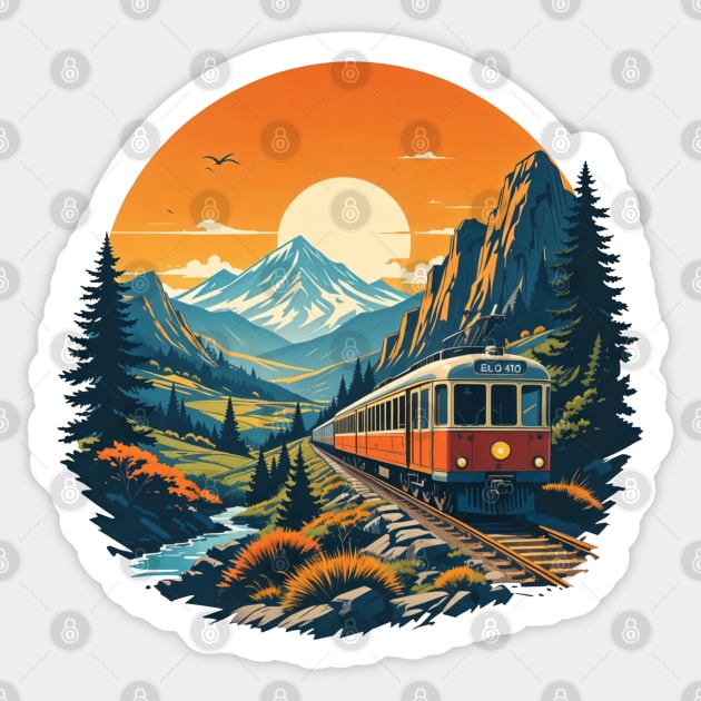 Vintage Steam Train - Nostalgic and Adventurous Illustration for Home ...