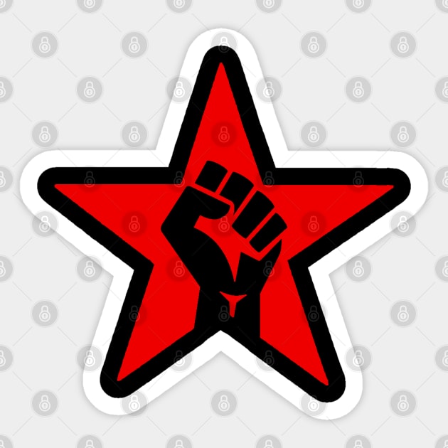 hand star symbol - Rage Against The Machine - Sticker | TeePublic