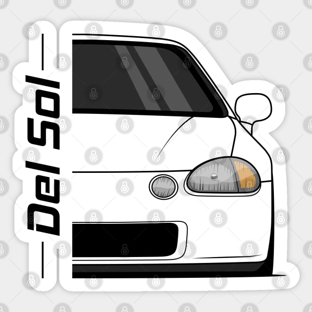 Front Del Sol JDM Legend - Del Sol - Sticker | TeePublic