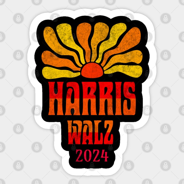 Harris Walz 2024 - Harris Walz 2024 - Sticker | TeePublic