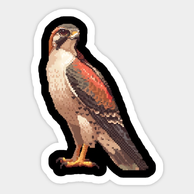 16-Bit Falcon - Falcon - Sticker | TeePublic