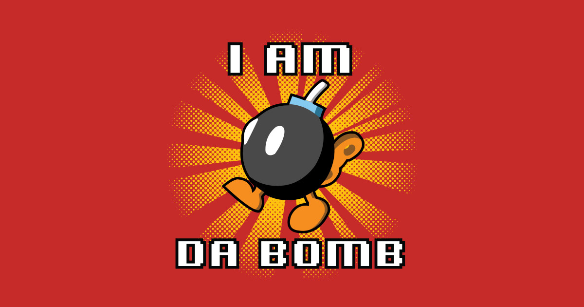 I Am Da Bomb - Bob Omb - Kids T-Shirt | TeePublic
