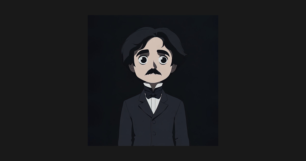 Edgar Allan Poe, author | Anime style - Edgar Allan Poe Author - T ...