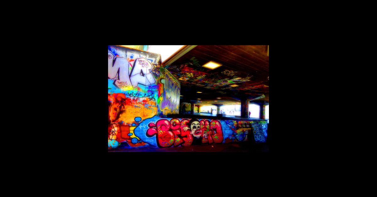 Southbank Skate Park Graffiti Street Art London - Southbank Skate Park ...