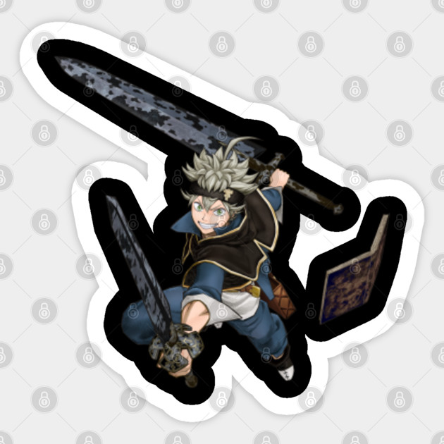 asta black clover - Asta Black Clover - Sticker | TeePublic