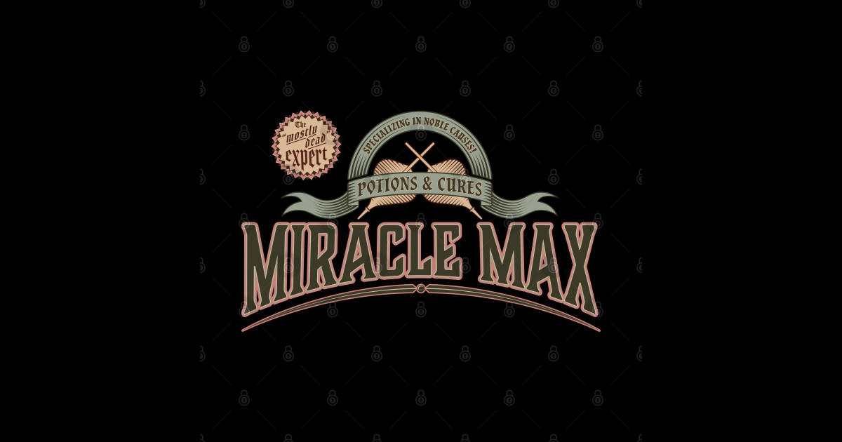 Miracle Max - The Princess Bride - Sticker | TeePublic