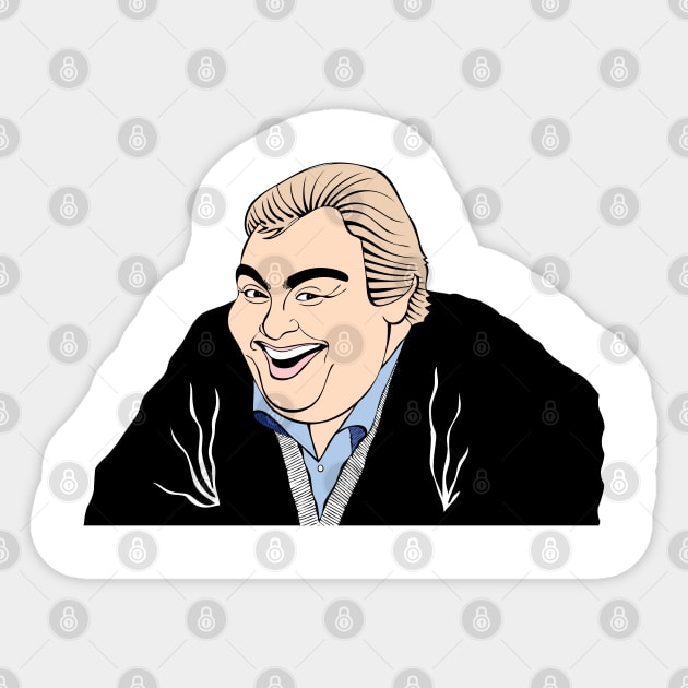 COMEDIAN JOHN CANDY FAN ART!! - John Candy - Sticker | TeePublic