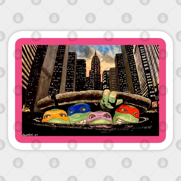 Ninja Turtles - Teenage Mutant Ninja Turtes - Sticker | TeePublic