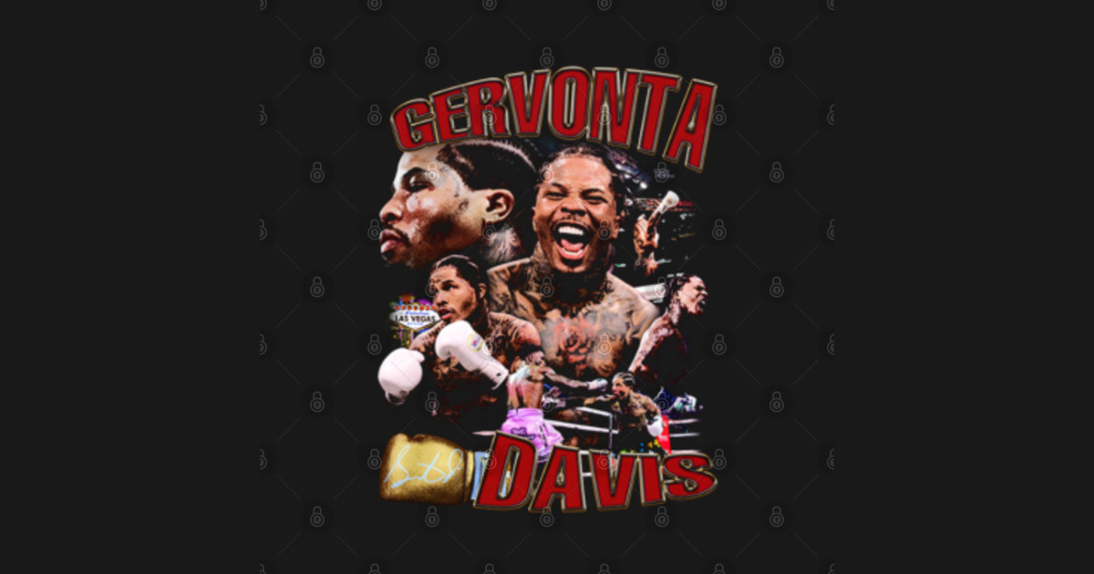 Gervonta Davis Vintage Card - Gervonta Davis - T-Shirt | TeePublic