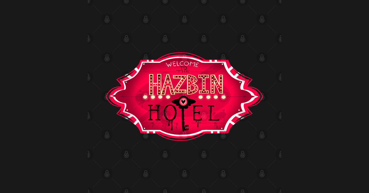 Hazbin Hotel Logo Design - Hazbin Hotel - Mask | TeePublic