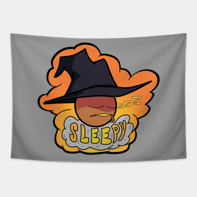 Fnf zardy mod character graffiti sleepy - Fnf Emoji - Tapestry | TeePublic