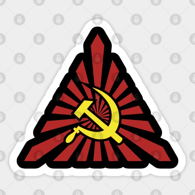 Hammer and Sickle - Communism Symbol - Communism - Sticker | TeePublic