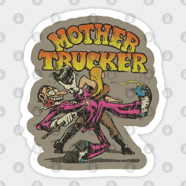 Mother Trucker 1971 - Keep On Truckin - Sticker | TeePublic