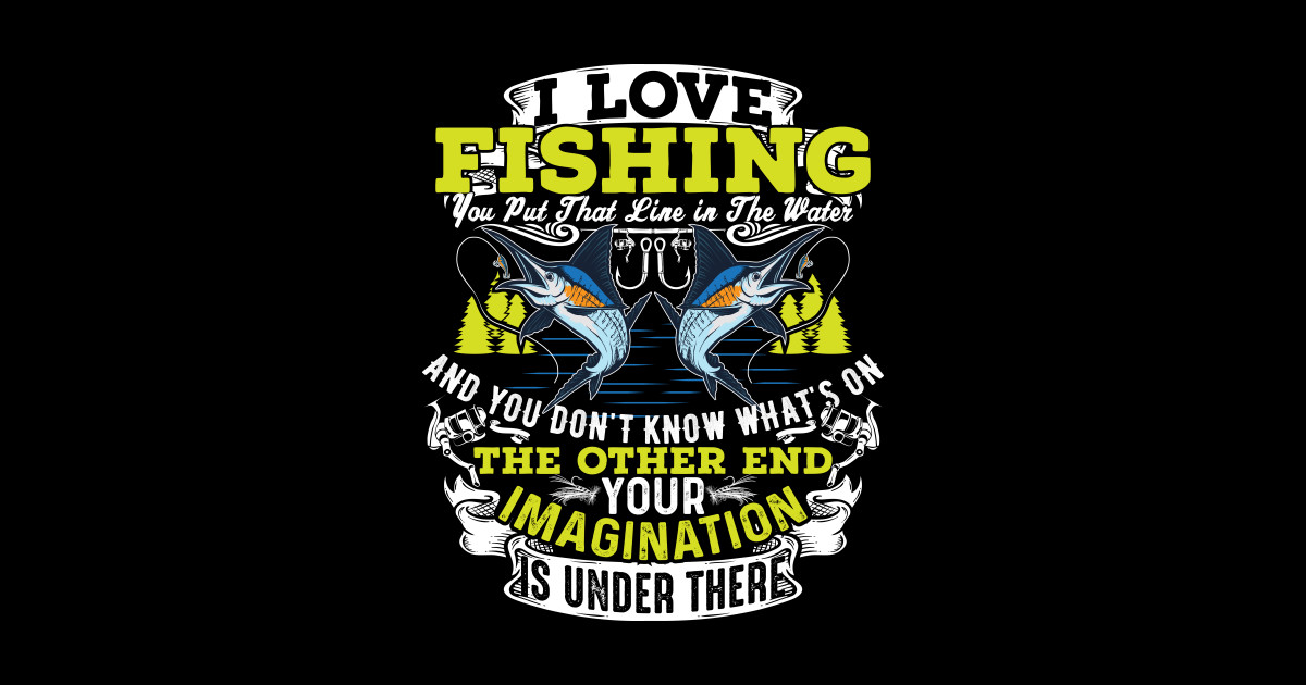 I Love Fishing - Fishing Lover - Sticker | TeePublic