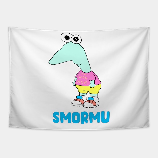 IT'S SMORMU! - Smiling Friends - Tapestry | TeePublic