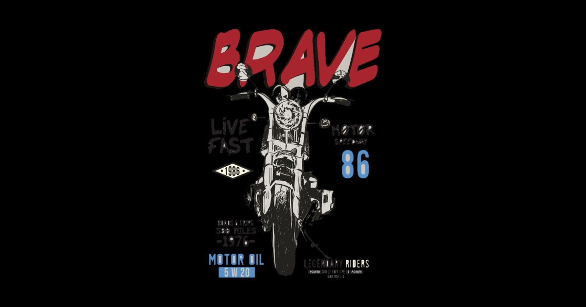 Brave - Best Selling - Sticker | TeePublic