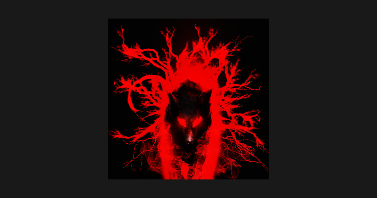 Shadow Wolf Energy Surge - Shadow Wolf - T-Shirt | TeePublic