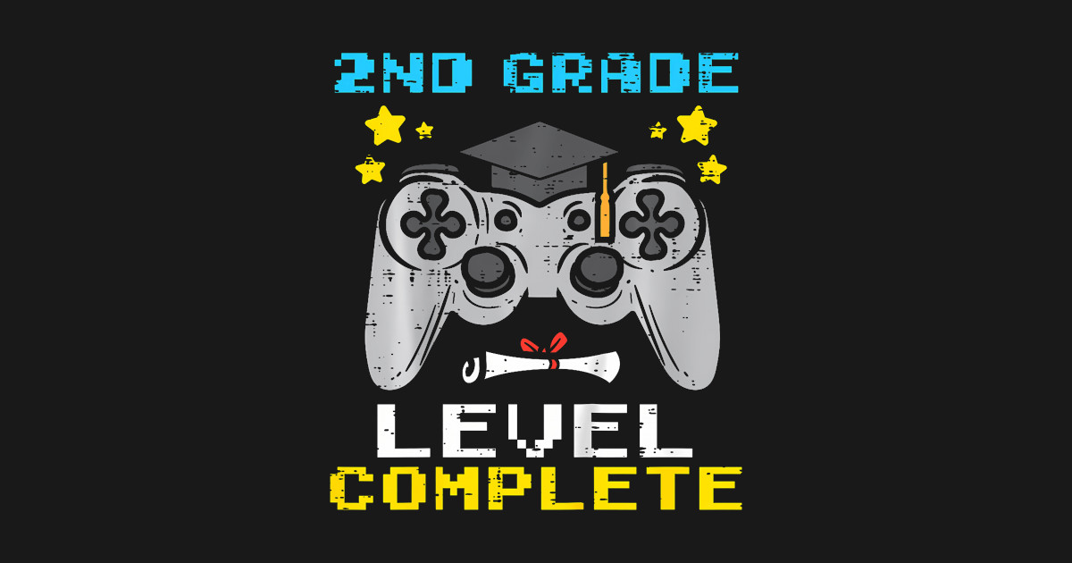 Kids 2Nd Grade Level Complete Game Controller Last Day Of School - Kids ...