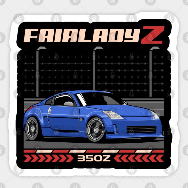 Nissan 350Z JDM - Nissan 350z - Sticker | TeePublic