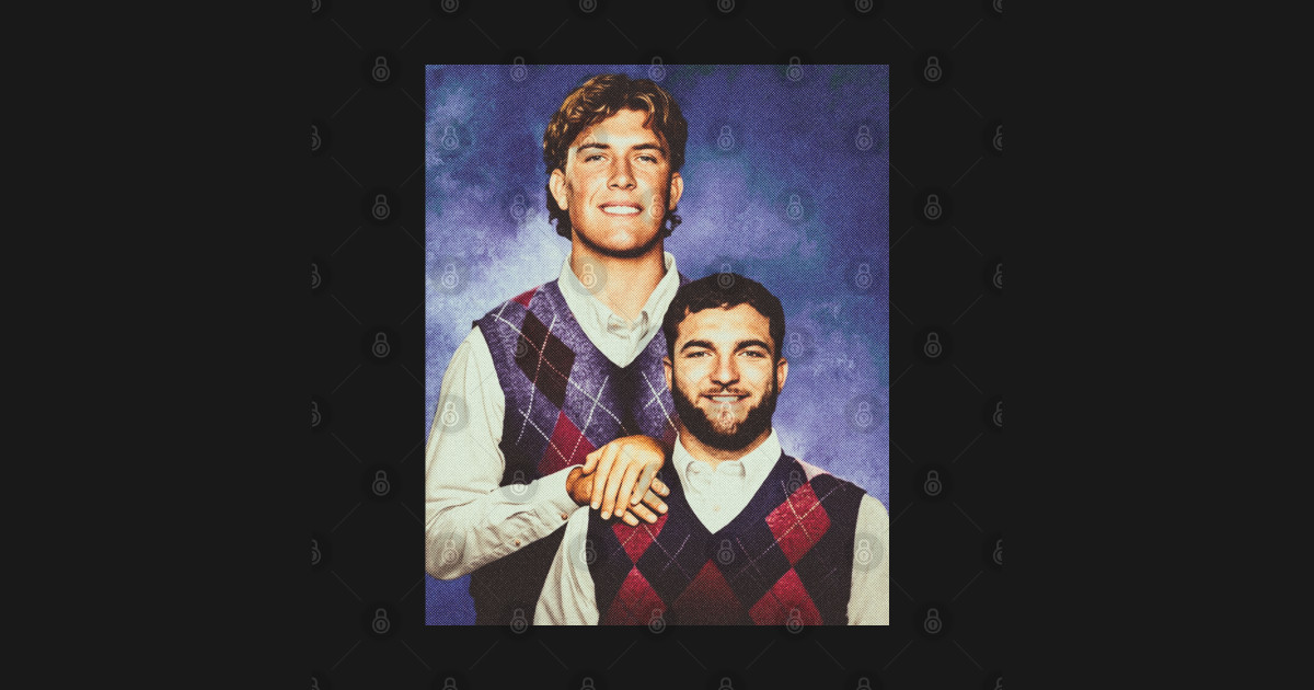 New York Football Jaxson Dart, Cam Skattebo Step Brothers - Jaxson Dart ...