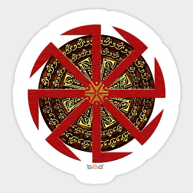 Kolovrat - Kolovrat Srbija Ancient Slavic Perun - Sticker | TeePublic