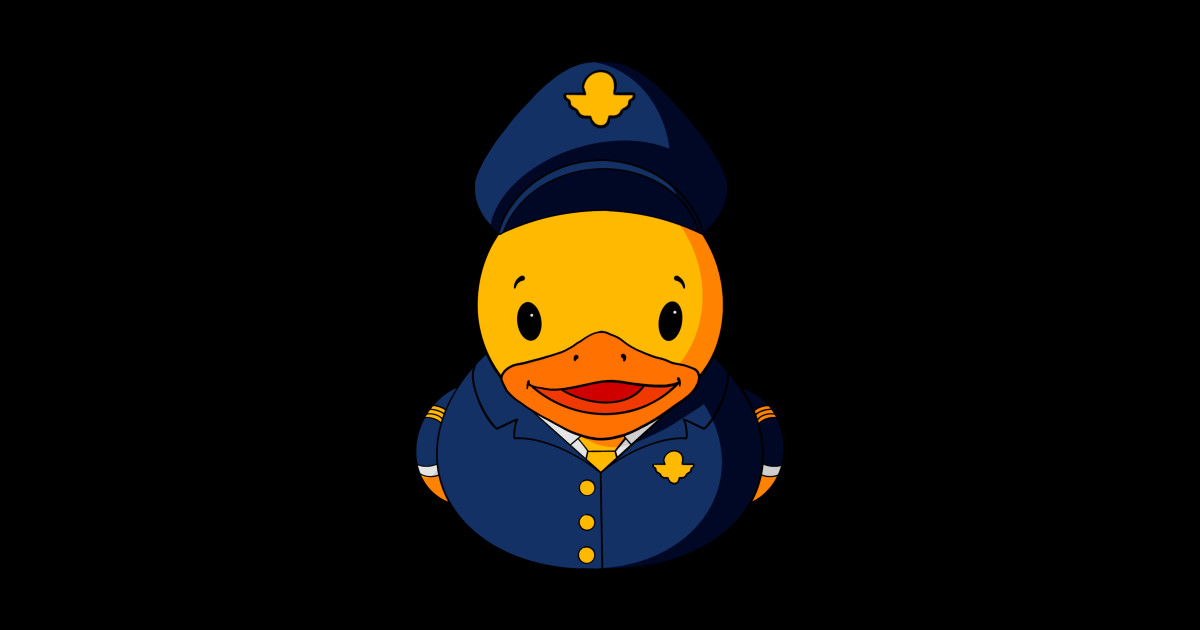 Male Pilot Rubber Duck - Rubber Duckie - Posters and Art Prints | TeePublic