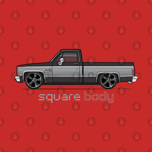 square body - Chevy Silverado - T-Shirt | TeePublic