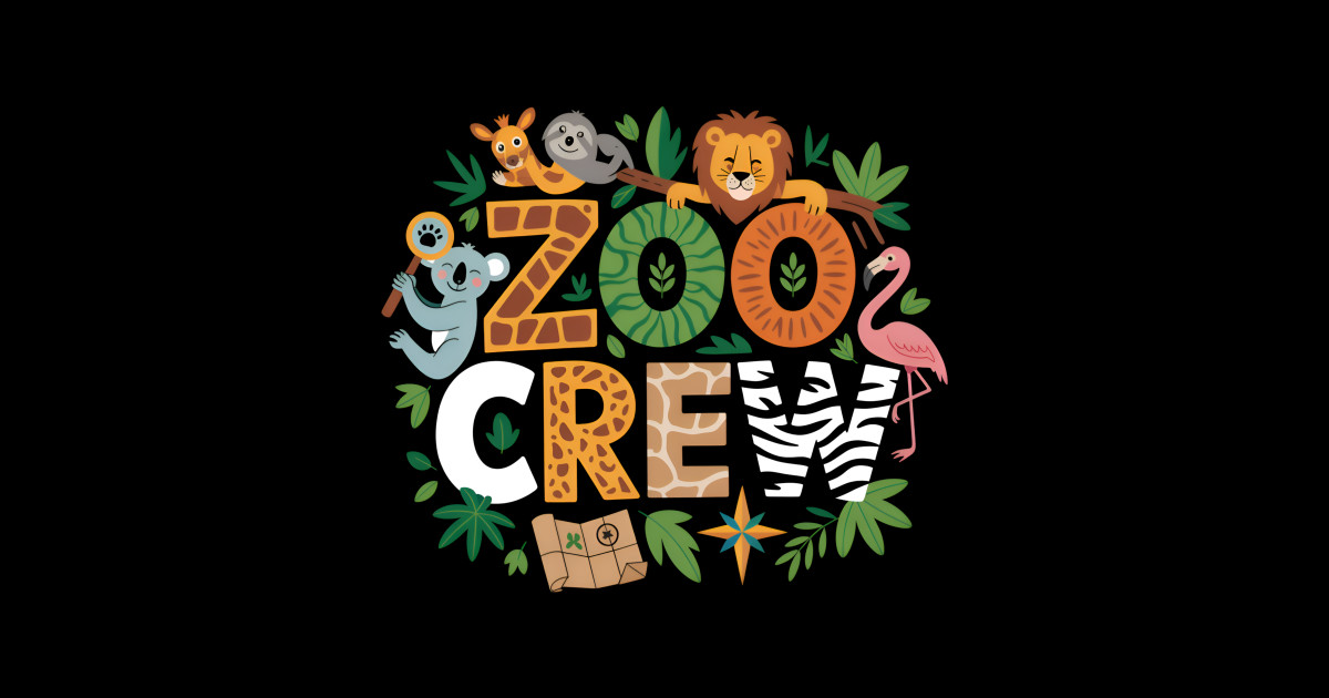 Zoo Crew Safari Animal Cute Jungle School Field Trip Teacher - Schools ...