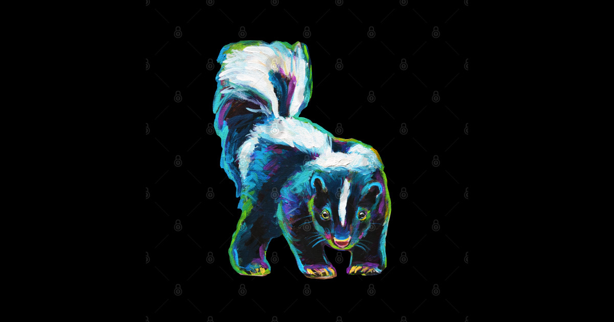 Skunk by Robert Phelps - Skunk - Posters and Art Prints | TeePublic