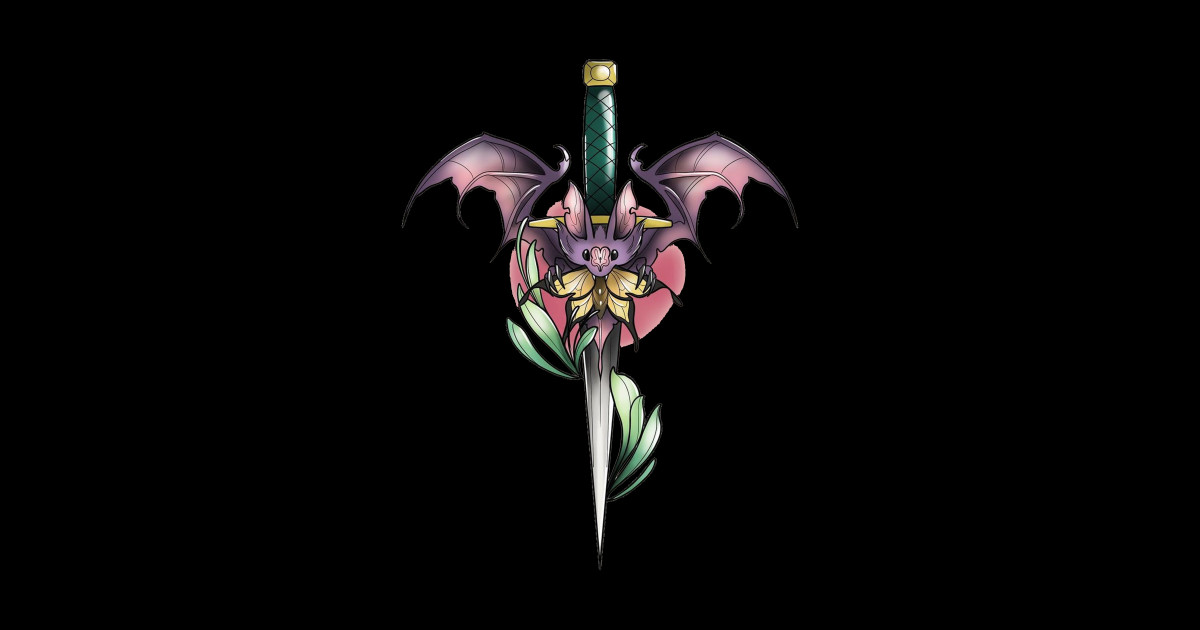 bat dagger - Bat - Magnet | TeePublic