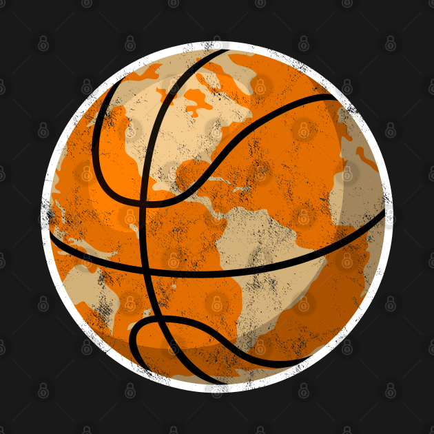 Basketball World Globe - Basketball Gift - T-Shirt | TeePublic