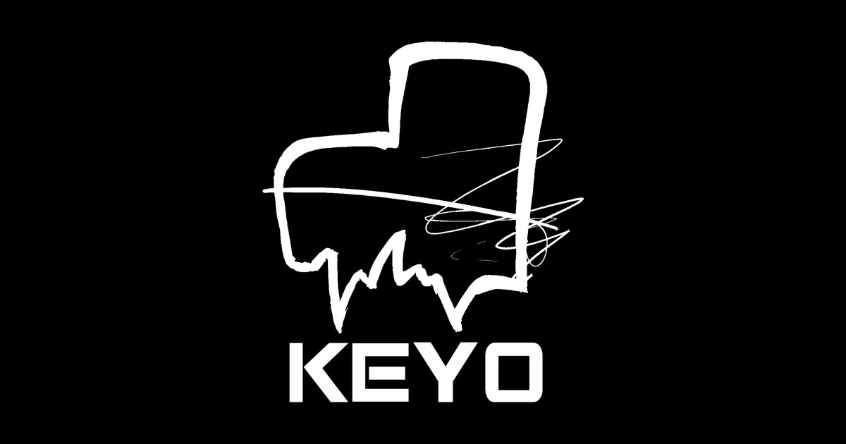 Keyo Heart Logo - Keyo - Sticker | TeePublic