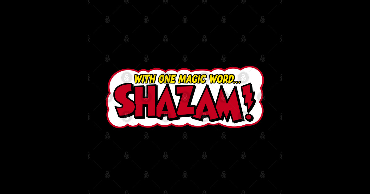 SHAZAM! - With one magic word (front/back print) - Cartoons Comic Books ...
