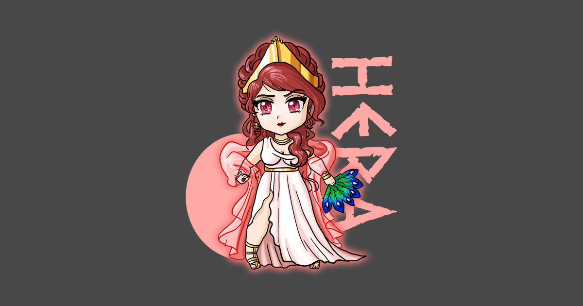 Hera chibi - Greek Gods - Sticker | TeePublic