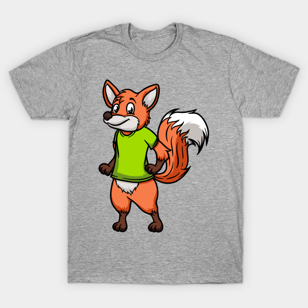 Cute Anthropomorphic Human-like Cartoon Character Fox in Clothes - Cute ...