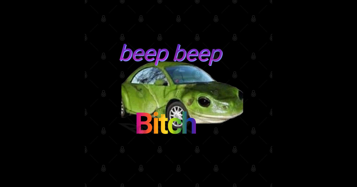 beep beep - Beep Beep - Sticker | TeePublic