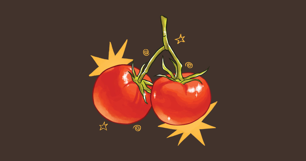 Starry Tomato Cuties - Cute Tomatoes - T-Shirt | TeePublic